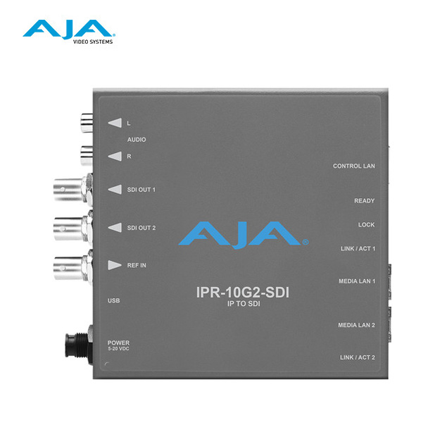AJA IPR-10G2-SDI - Conexión vídeo y audio HD SMPTE ST 2110 a 3G-SDI